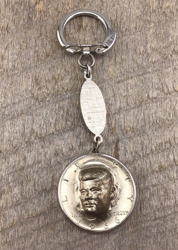 1966 Kennedy Half Dollar 3-D Coin Key Chain | eBay
