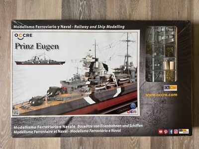 Occre 16000 1:200 Prinz Eugen German Heavy Cruiser Wooden Model Kit | eBay