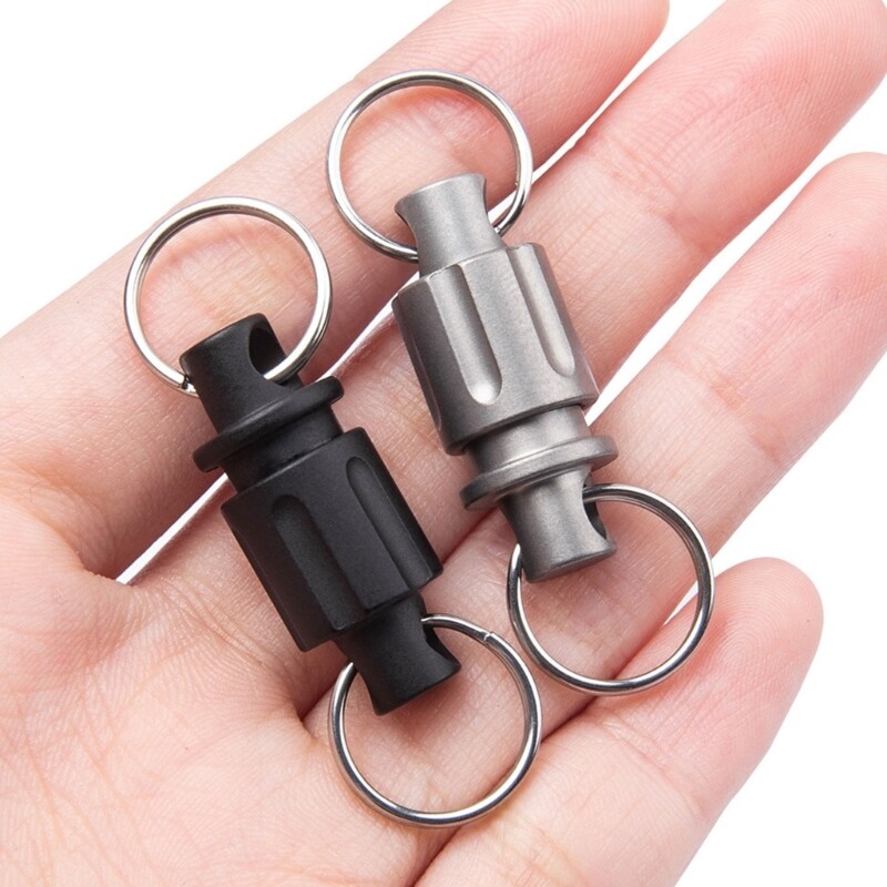 Quick Release Open Keychain Universal Rotary Buckle Duals Pull Apart ...