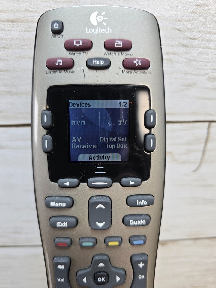 Logitech Harmony 650 Universal Advanced Remote Control 97855072320| eBay