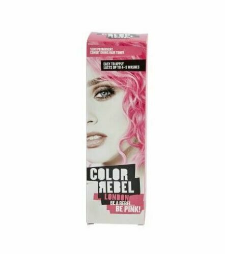 Color Rebel London- PINK Semi Permanent Hair Color Conditioning Hair ...