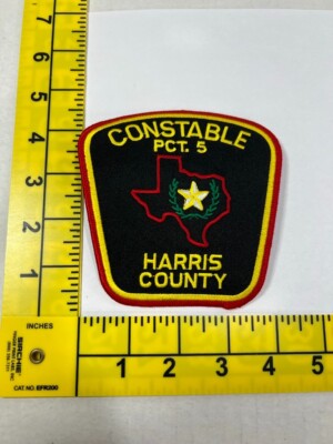 Constable Precinct 5 Harris County Texas TX Police Shoulder Patch Texas ...