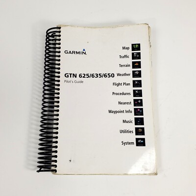 Garmin GTN 625/635/650 Pilot’s Guide | eBay