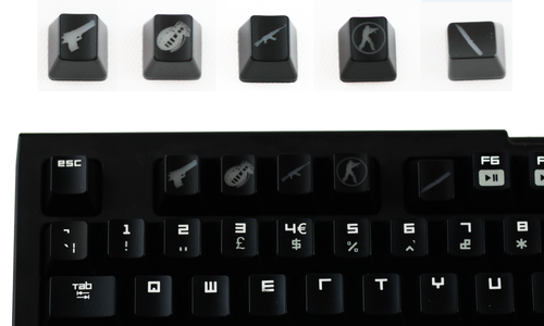 CS GO Counter Striker Global MX Keycap Back light Mechanical Keyboard ...