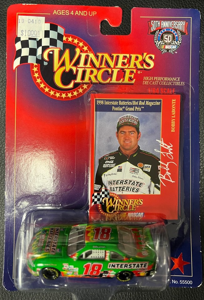 1998 Bobby labonte # 18 Interstate battery Winners Circle 1/64 Pontiac ...