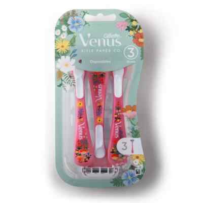 Gillette Rifle Paper Co. Venus Strawberry Fields Women's Disposable ...