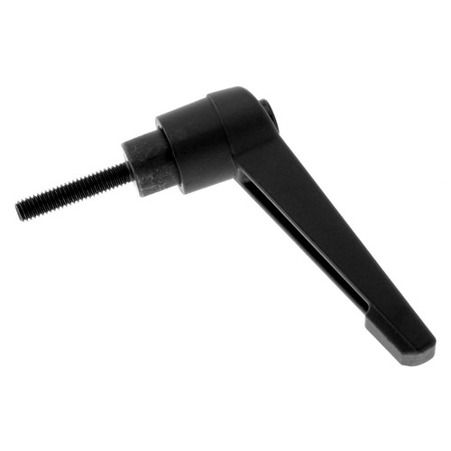 M4 20mm Black Metal Male Threaded Clamping Lever Adjustable Fixing ...