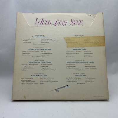 4 Vinyl LP Records Box Set Reader's Digest Auld Lang Syne RCA ...