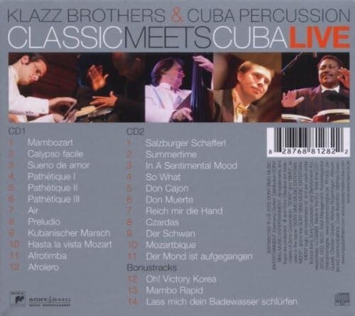 Classic Meets Cuba LIVE by Cuba Percussion/Klazz Brothers 2 cd new ...