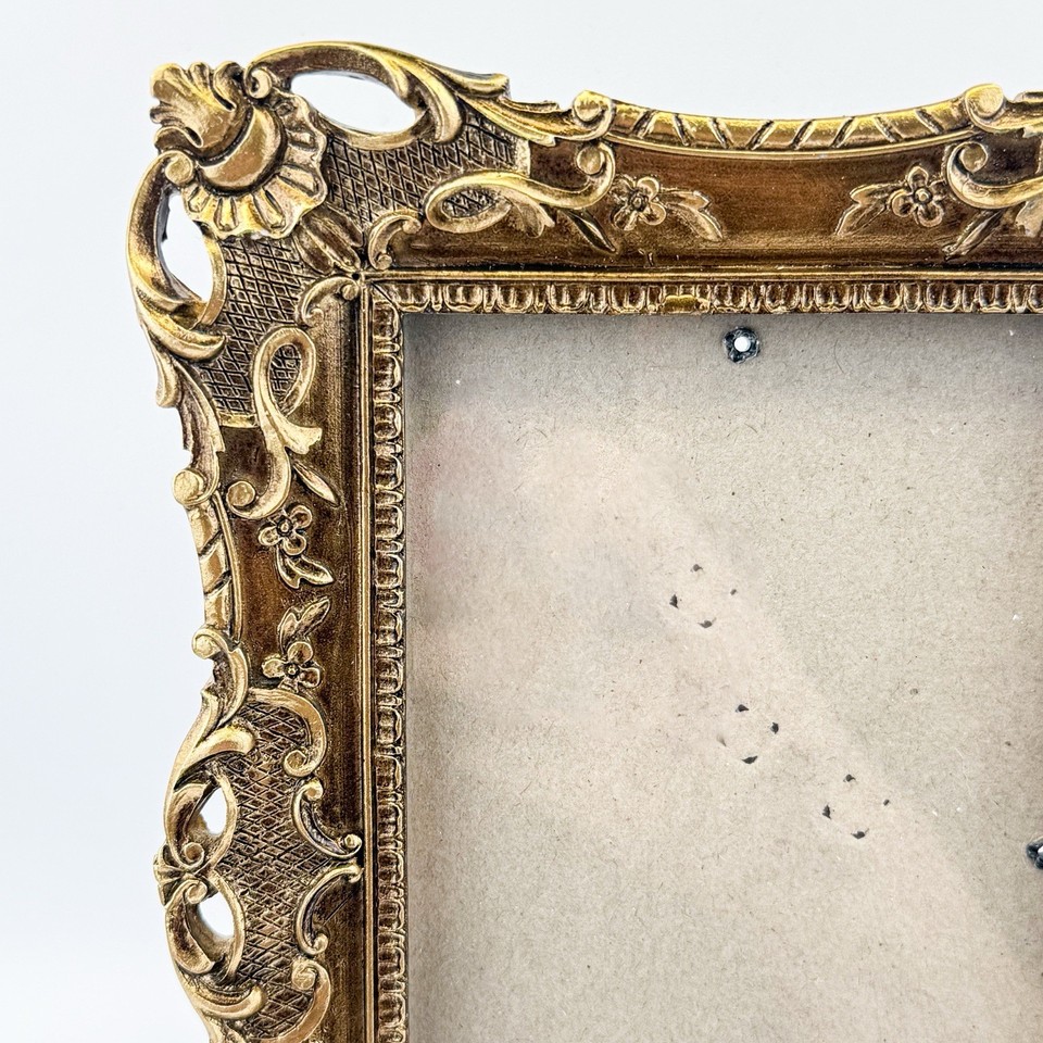 Vintage Ornate Gold Picture Frame Baroque Rococo Floral Scrollwork ...
