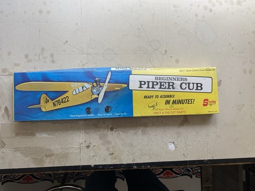 Sterling Beginners Piper Cub 1/2A U Control Kit | eBay