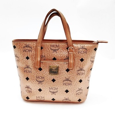 MCM Hand Bag Brown PVC 4523942 | eBay