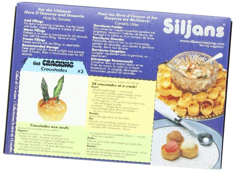 Siljans Croustades (Crispy Shells), 1.4-Ounce Boxes (Pack of 12) | eBay