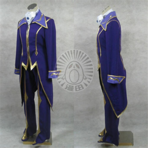 NEW Code Geass Lelouch Zero Cosplay Costume | eBay