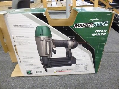 BRAND NEW Masterforce 18 Gauge Pneumatic Bard Nailer Model 208-5005 W ...