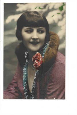 Fantasy - Young Girl With Rose In The Buttonhole | eBay