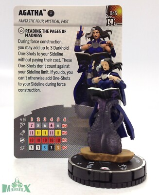 Heroclix Collector's Trove set Agatha #045 Chase figure w/card! | eBay