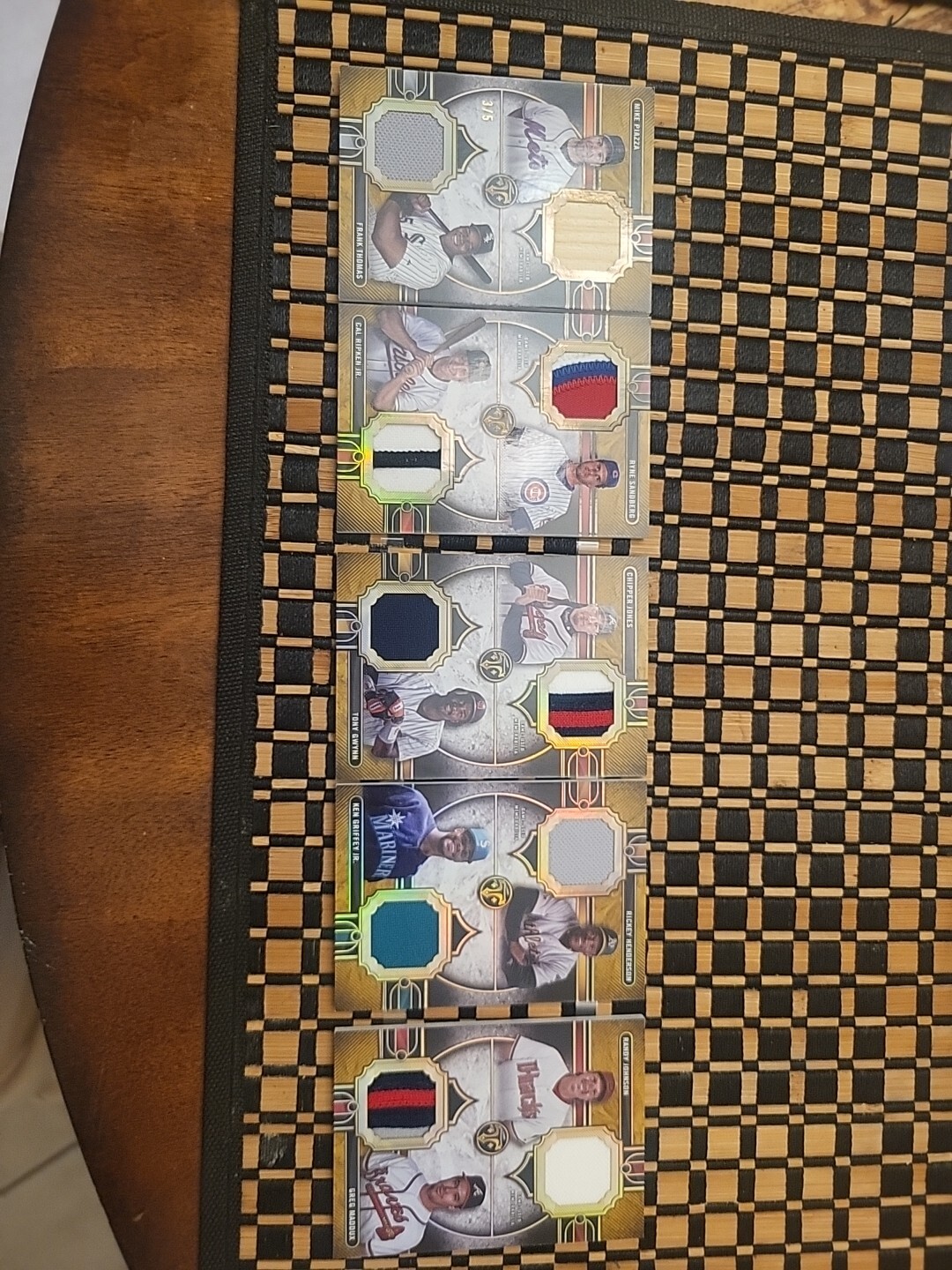 2024 Topps Triple Threads Deca Patch Relic Book Card All HOF'S 3/5 | eBay