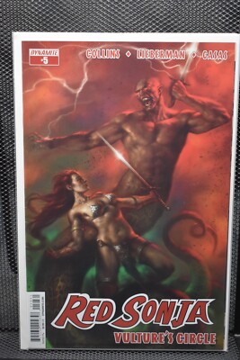 Red Sonja Vulture's Circle #5 Lucio Parrillo Variant Dynamite 2015 RARE ...