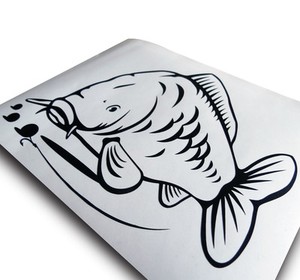 BIG KIPPERS 'TAKE THE BAIT' - CARP / FISHING - VINYL DECAL STICKER 18cm ...