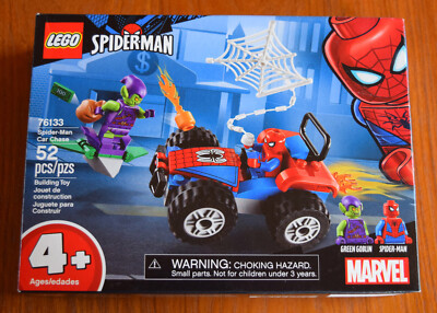 LEGO 76133 SPIDER-MAN CAR CHASE - NIB - 52 PIECES - FOR AGES 4+ | eBay