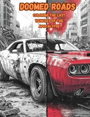 Doomed Roads Coloring the Last Vehicles of the Apocalypse Luxury Cars ...