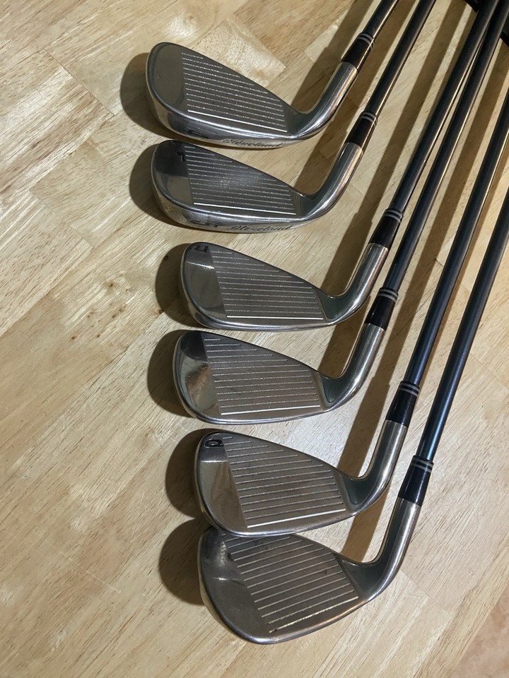 CLEVELAND LAUNCHER W SERIES IRONS SET 4-8 And SW GRAPHITE LADIES WOMEN ...