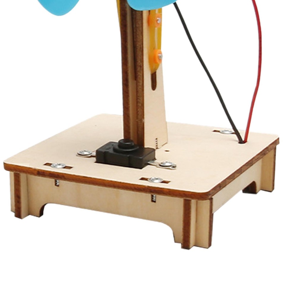 DIY Fan Motor Model Toy Electric Fan Motor Fan Blade Engineering ...