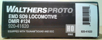 HO SCALE WALTHERS PROTO EMD SD9 DM&IR #124 DCC & SOUND | eBay