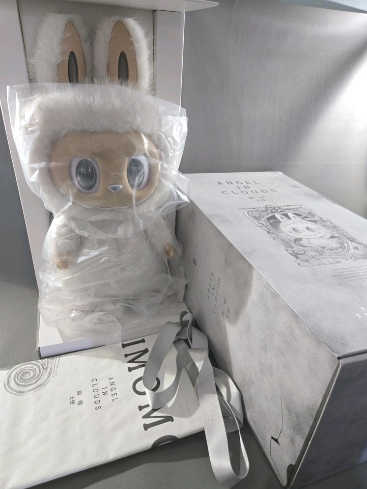 POP MART-The Monsters-Angel In Clouds Vinyl Face Doll Plush Labubu ...