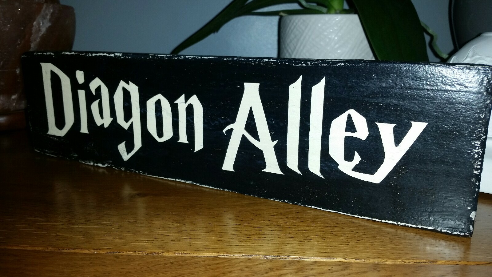 DIAGON ALLEY Sign Harry Potter Hogwarts Vintage Style Plaque | eBay UK