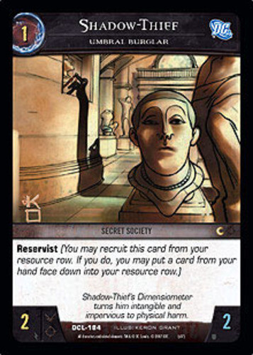 VS System: Shadow-Thief, Umbral Burglar [Played] DC Comics Legends TCG ...