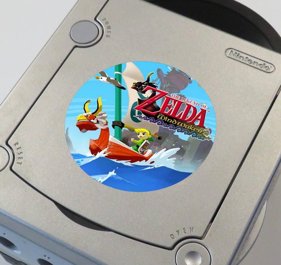 Custom Nintendo GameCube Console Jewel Stickers - 100+ Designs - You ...