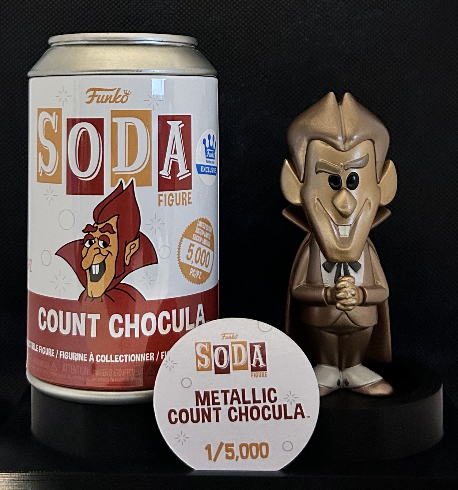 Funko Vinyl Soda: Ad Icons - Count Chocola - Funko (Exclusive) Metallic ...