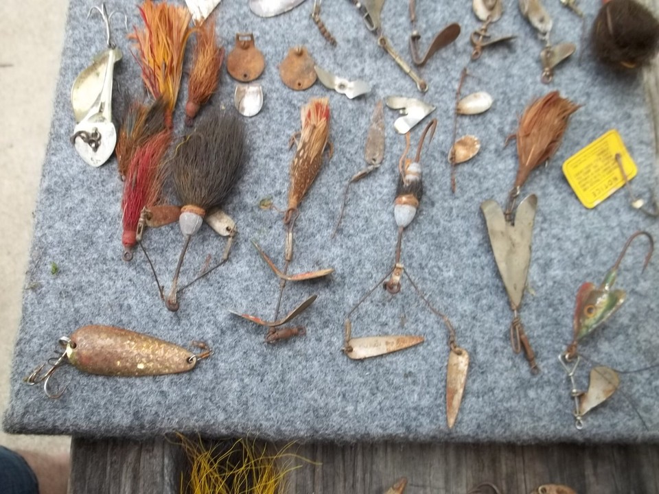 20+ Vintage Fishing Lure Spinners J.T. Buel 19 Sheik Shannon Al Foss ...