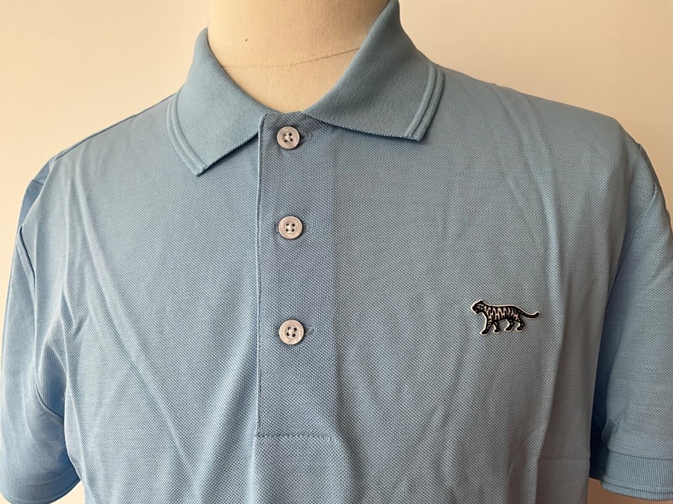 Tiger of Sweden Darios Polo Shirt-Pale Blue-Size M -New with tags | eBay