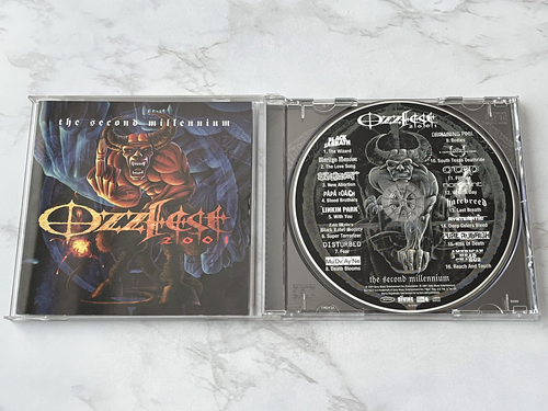 Ozzfest 2001 The Second Millennium CD LIMITED EDITION COVER! w/Hype ...