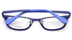 NEW WOOW Right Now 2 Col 9620M Matt Blue Flash EYEGLASSES FRAME 50-21 ...