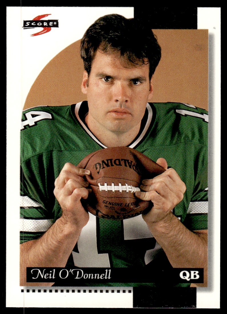 1996 Score Football Card Neil O'Donnell New York Jets #185 | eBay