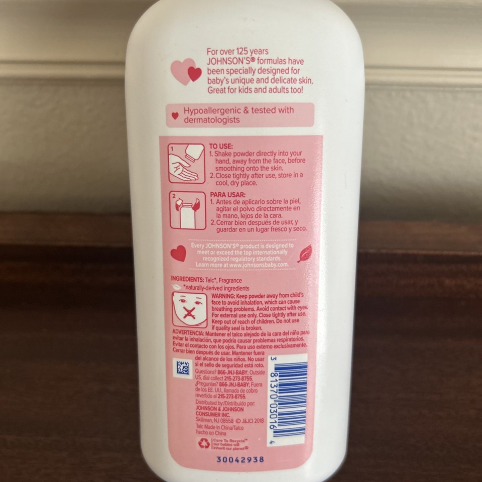 Johnson & Johnson's Baby Powder Talc Original 15 oz RARE Soft Skin ...