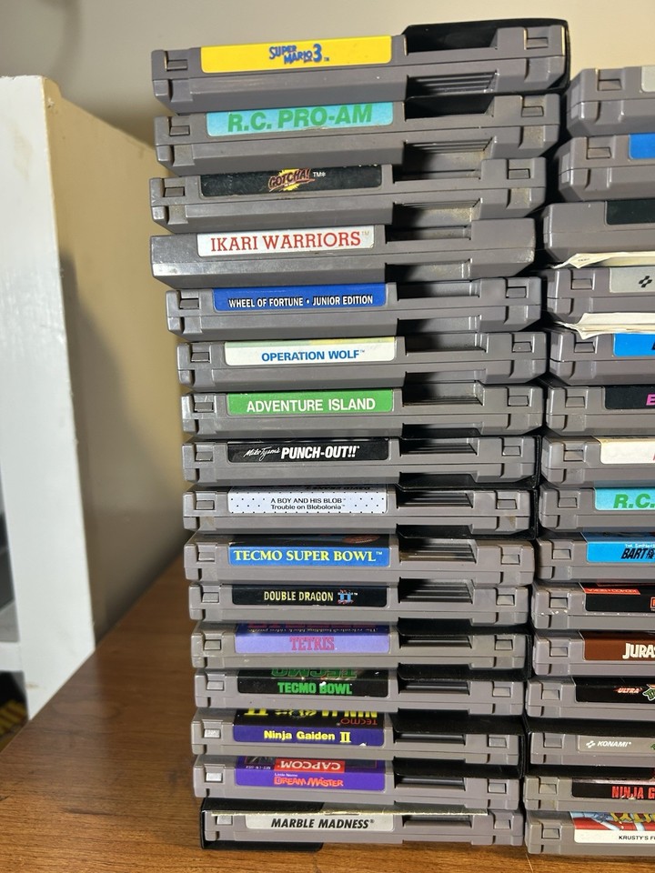 Huge Nintendo NES Lot 47 Games All Cleaned And Tested Instant ...