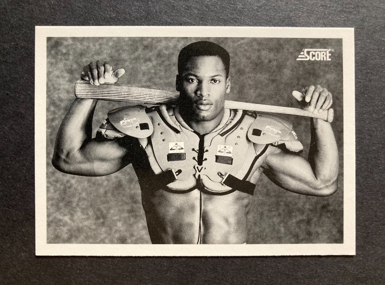 BO JACKSON Royals 1990 SCORE BASEBALL BAT / FOOTBALL PADS CARD #697 ...
