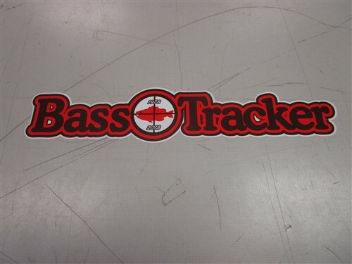 BASS TRACKER DECAL PAIR (2) BROWN ORANGE 10 5/16" X 2 1/16" TR312494 ...