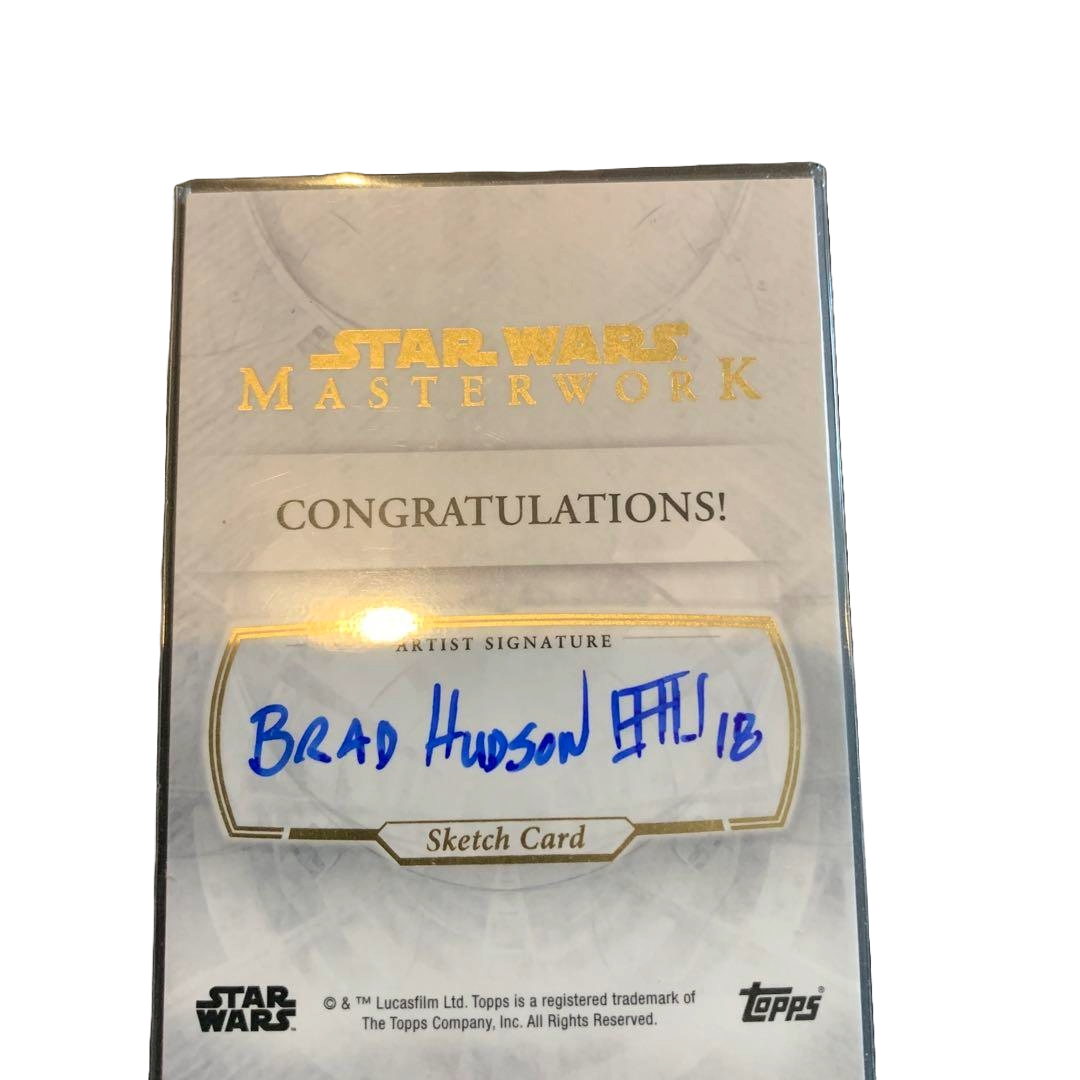 Topps Star Wars Sketch Card Artist Autograph Brad Hudson From Japan JP ...