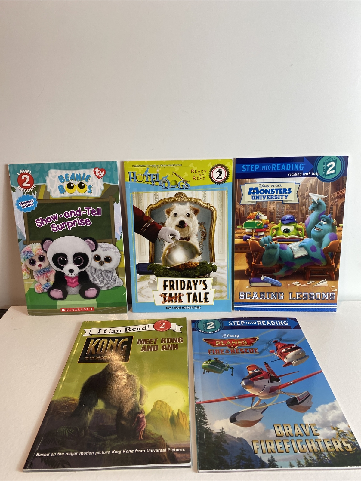 Step Into Reading Disney scholastic Level 2 ~Reading with Help~ Lot of ...