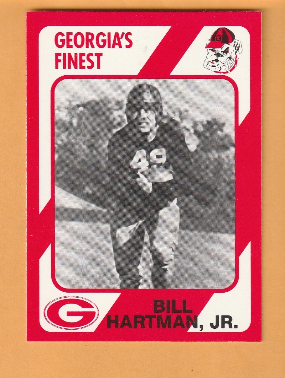 Bill Hartman Georgia Bulldogs 1989 card #18 Thomaston GA 2H | eBay