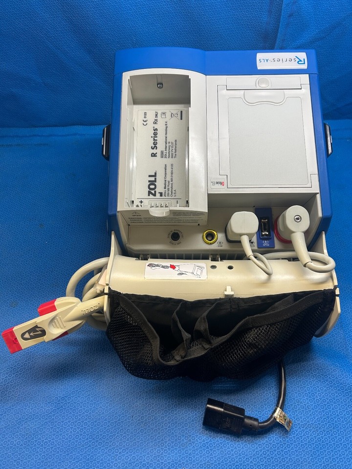Zoll R Series ALS Monitor CO2, ECG, Masimo SPO2, MFC, Pacing,&Printer ...