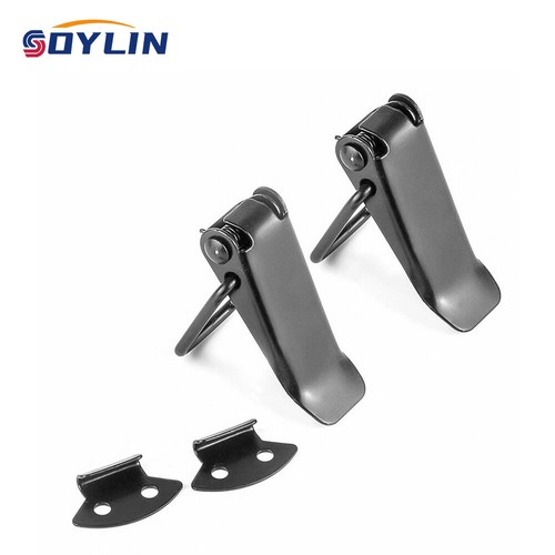 2Pcs Fender Bumper/Hood Hatch Lid lock Clips Quick Release Fastener ...