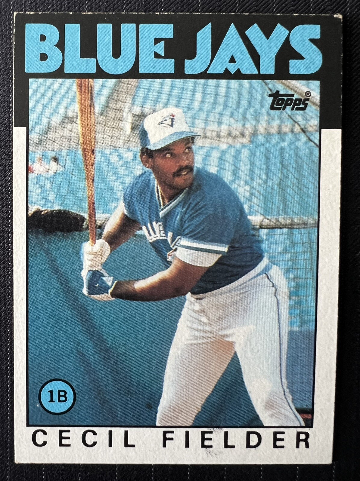 Cecil Fielder #386 Topps 1986 (MLB) (RC) Blue Jays-1B) Baseball Card C ...