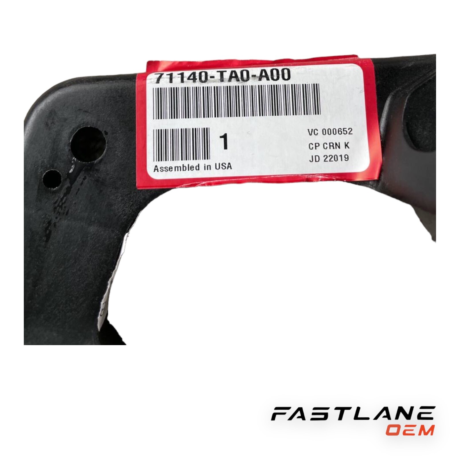 08-12 HONDA ACCORD Front Bumper Upper Support Bracket R. NEW OEM ...